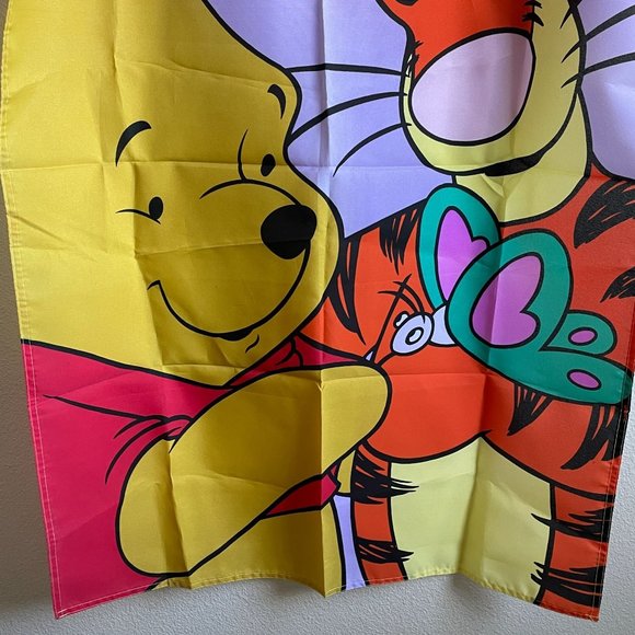 Disney | Accents | Vintage Disney Garden House Flag Winnie The Pooh ...